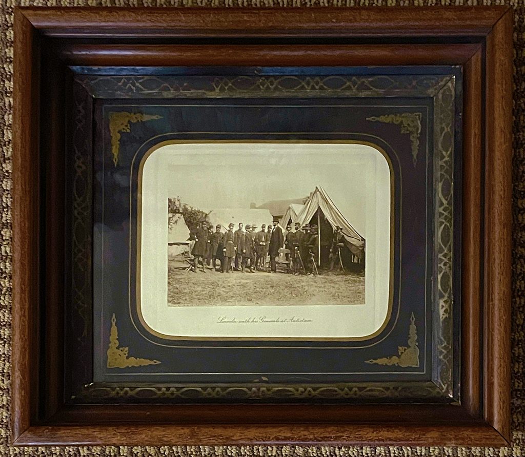 Abraham Lincoln, George McClellan, and Others, Albumen Photo, Lincoln ...