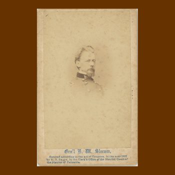 General Henry W. Slocum Carte de Visite, Brady Backmark | Abraham ...