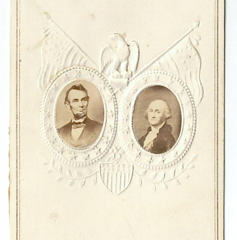 Abraham Lincoln & George Washington, Carte de Visite | Abraham Lincoln ...